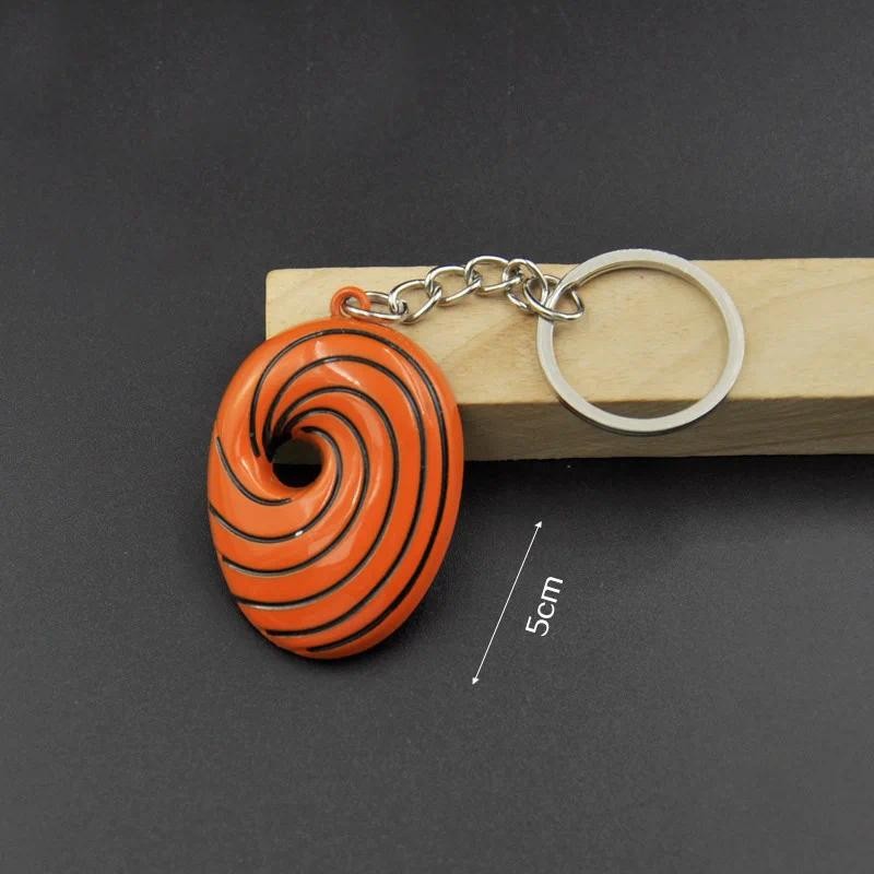 Anime Ninja Keychain Tobi Obito kakaxi Akatsuki Madara Uchiha Pendant ...