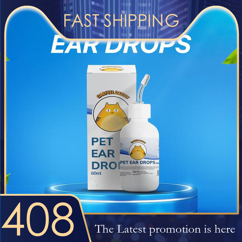 Pet Ear Drops For Cats Dogs Anti Bacterial And Mites Control Garfeel ...