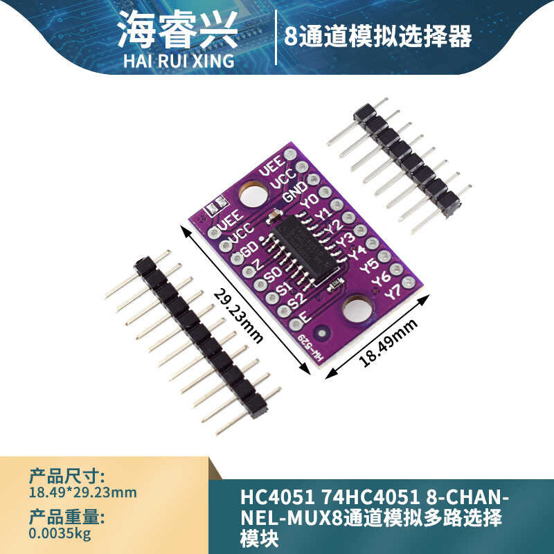 HC4051 74HC4051 8-Channel-Mux 8-channel analog multiplexer module | Shopee Philippines