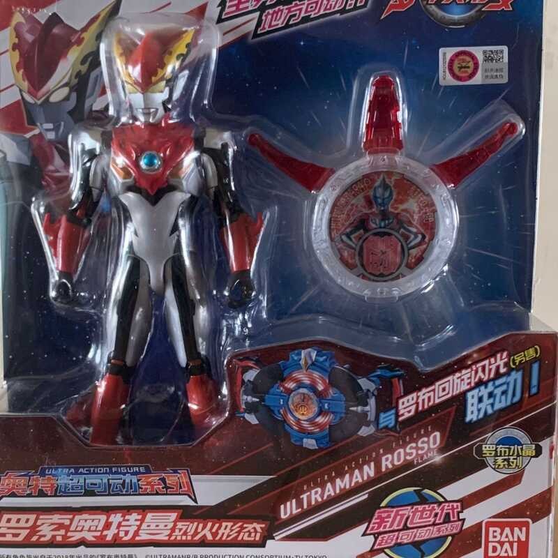 Authentic Bandai Rob Ultraman Joint Mobile Doll Rosso Blaze Superman ...