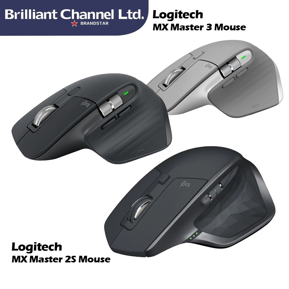 Logitech MX Master 3 / 3S / 3S Business / MX Master 2S Wireless USB Multi Device Computer Mouse ...