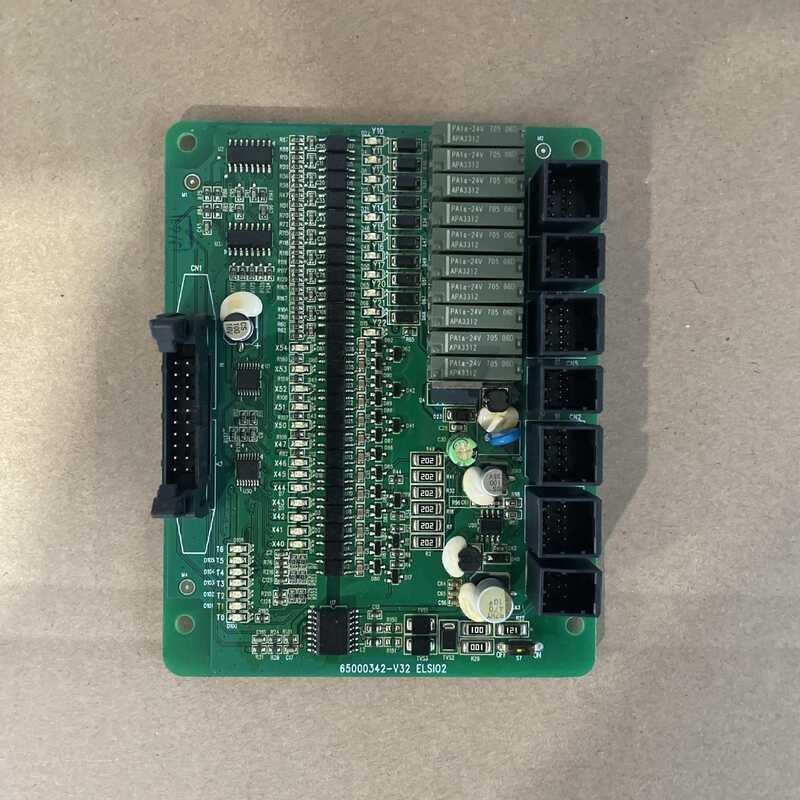 Hitachi Elevator HGE Expansion Board Relay Board Plug in Board ELSI02 Drawing No. 65000342-V32A ...