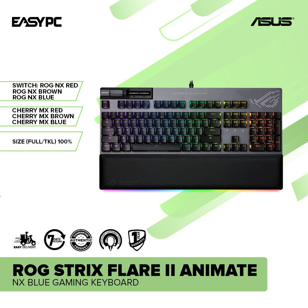 EasyPC| Asus ROG Strix Flare II Animate NX/ Flare II NX Red and Blue ...