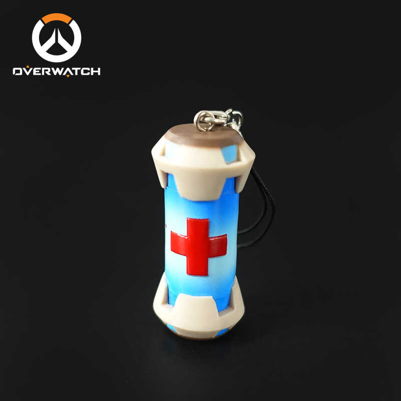 Overwatch Game Keychains Simulation Medicine Pendant Keyring Fans ...
