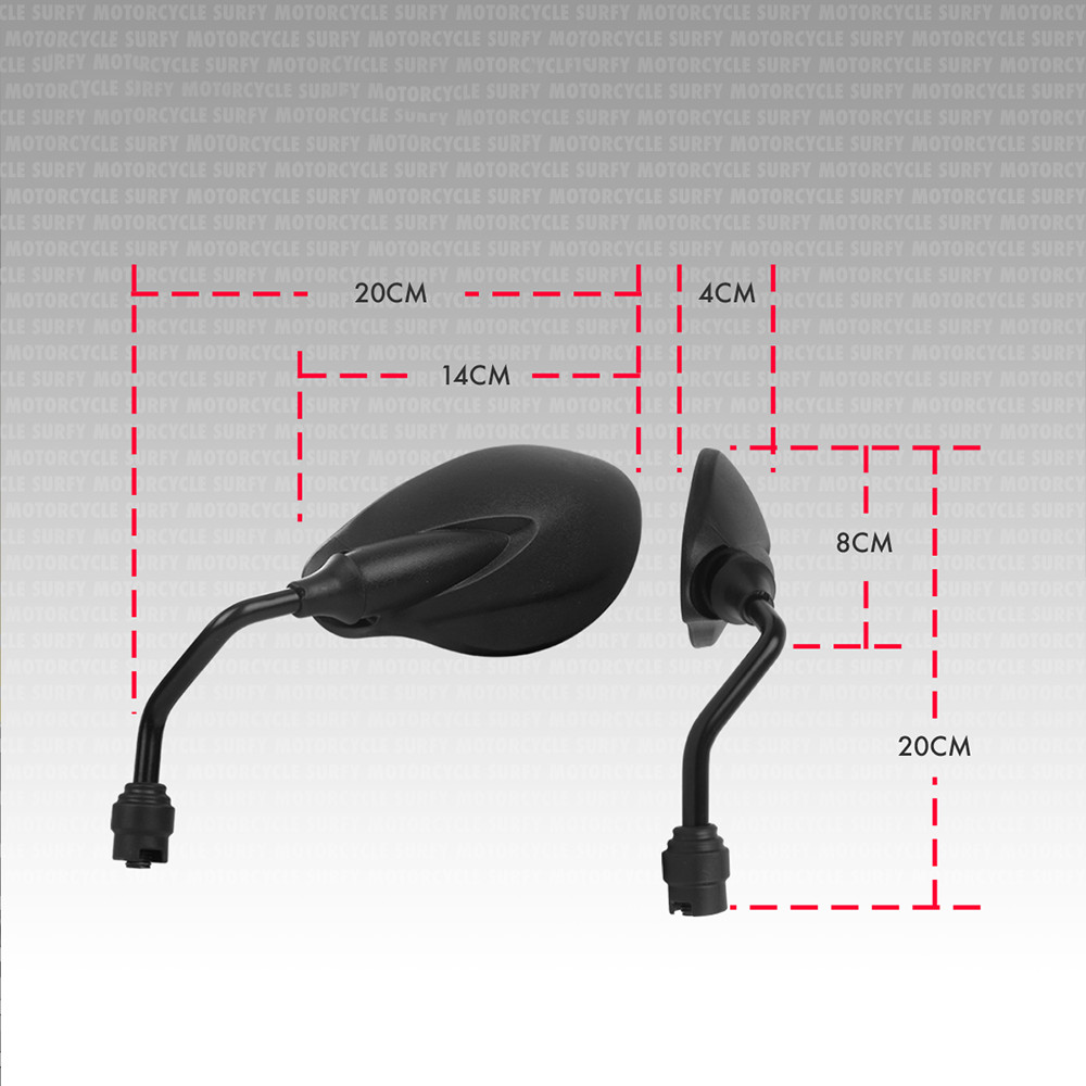 MOTOX YAMAHA Y125ZR Design Side Mirror Bend Stem HD Clear Lens Walang ...