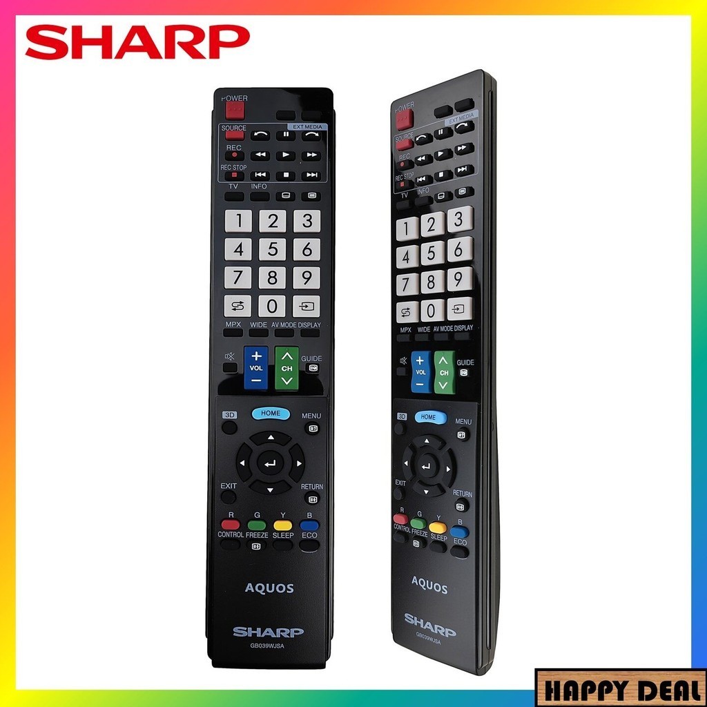 SHARP AQUOS TV REMOTE CONTROL REPLACEMENT (GB039WJSA) | Shopee Philippines