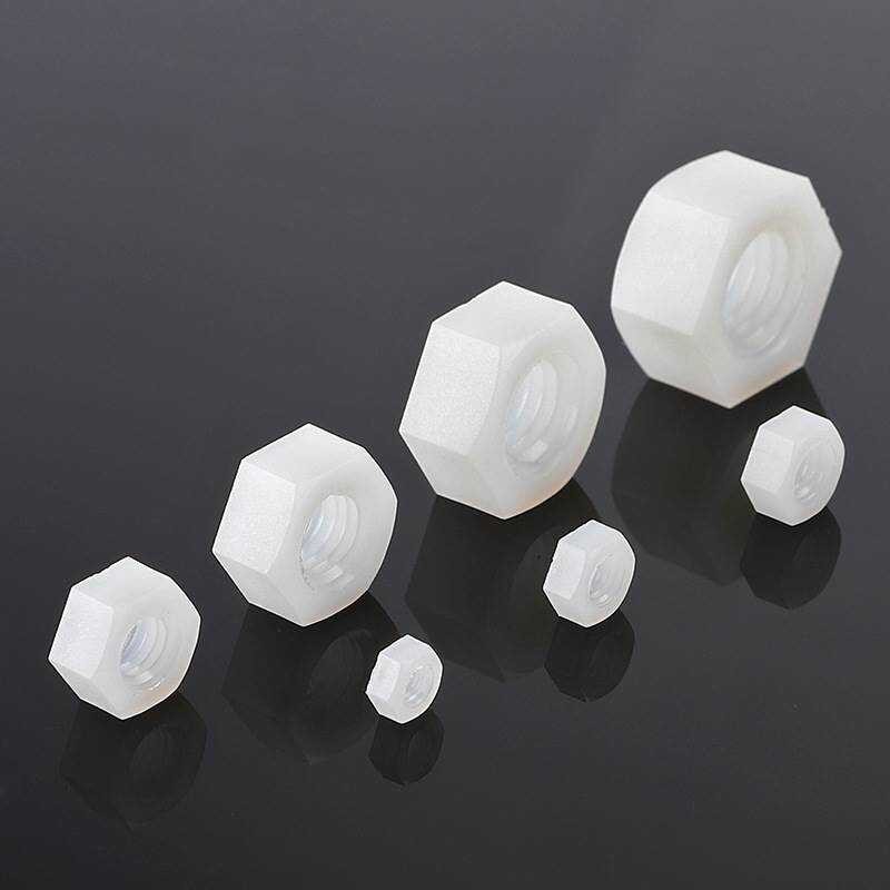 Hexagonal Nut M2-M8 Nylon Hexagonal Nut Connector Injection Molding ...