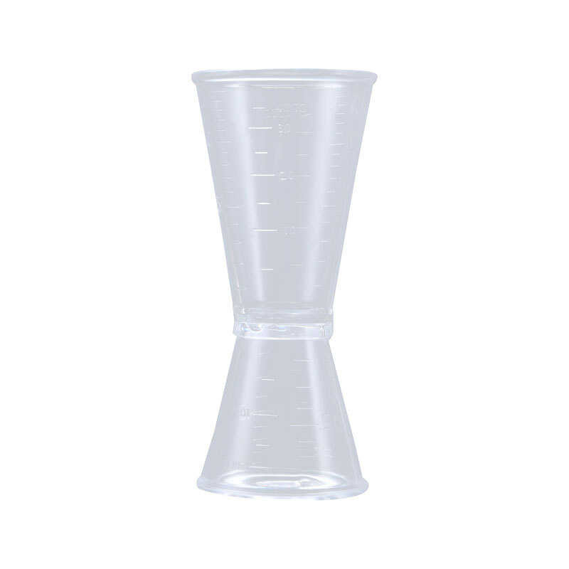 Double-Ended Barista Jigger - 20-40Cc Clear Plastic Measuring Cup (Milk ...