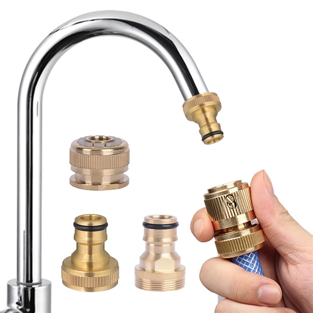 Universal Tap Kitchen Adapters Brass Faucet Tap Connector Washing ...
