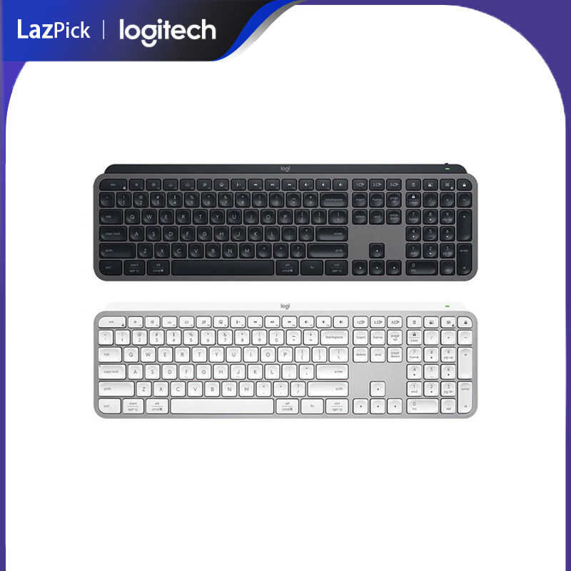 Logitech MX Keys S Wireless Keyboard Low Profile Fluid Precise Quiet ...