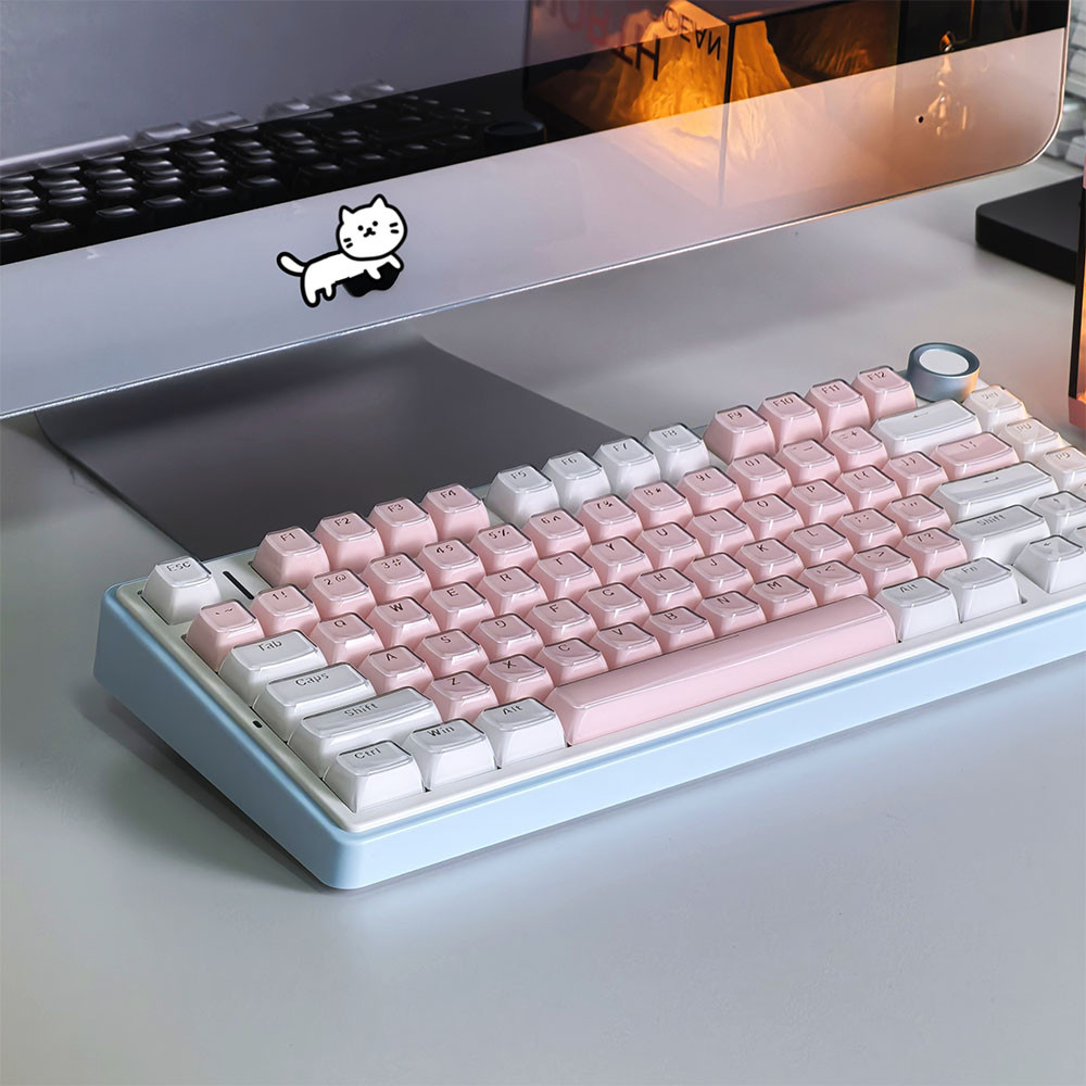 Jelly Keycap OEM Profile PC PBT 135 Keys Light Transmission Wooting MAD ...