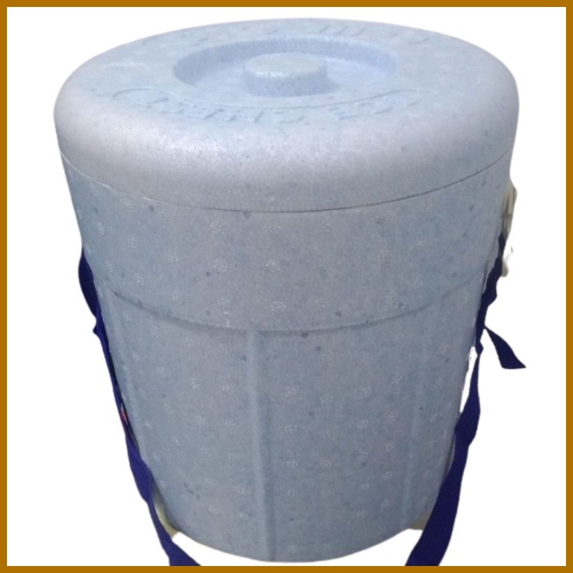 styro box round P107 ice chest round cooler | Shopee Philippines