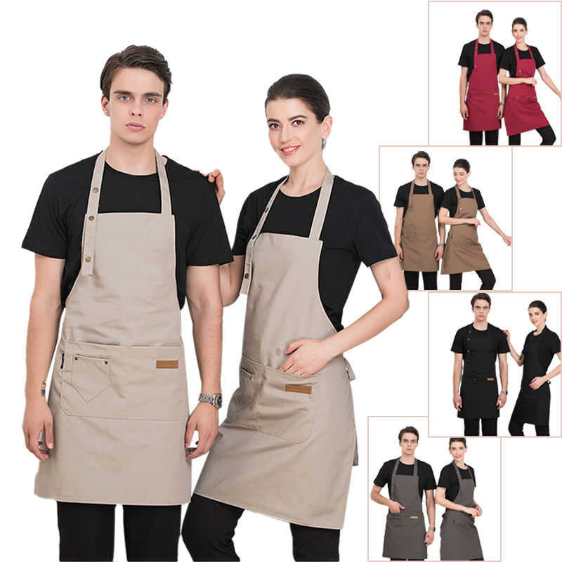 Canvas Waterproopron Resistant Chef Waiter Coffee Shop BBQ Kitchen ...