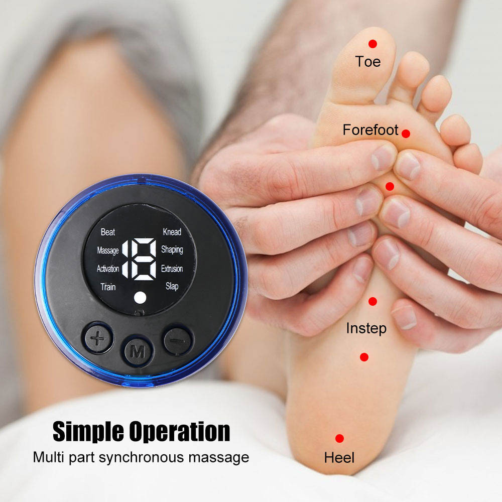 Foot Massager Foot Therapy Machine EMS Foot Massage Pad Pulse Foot ...