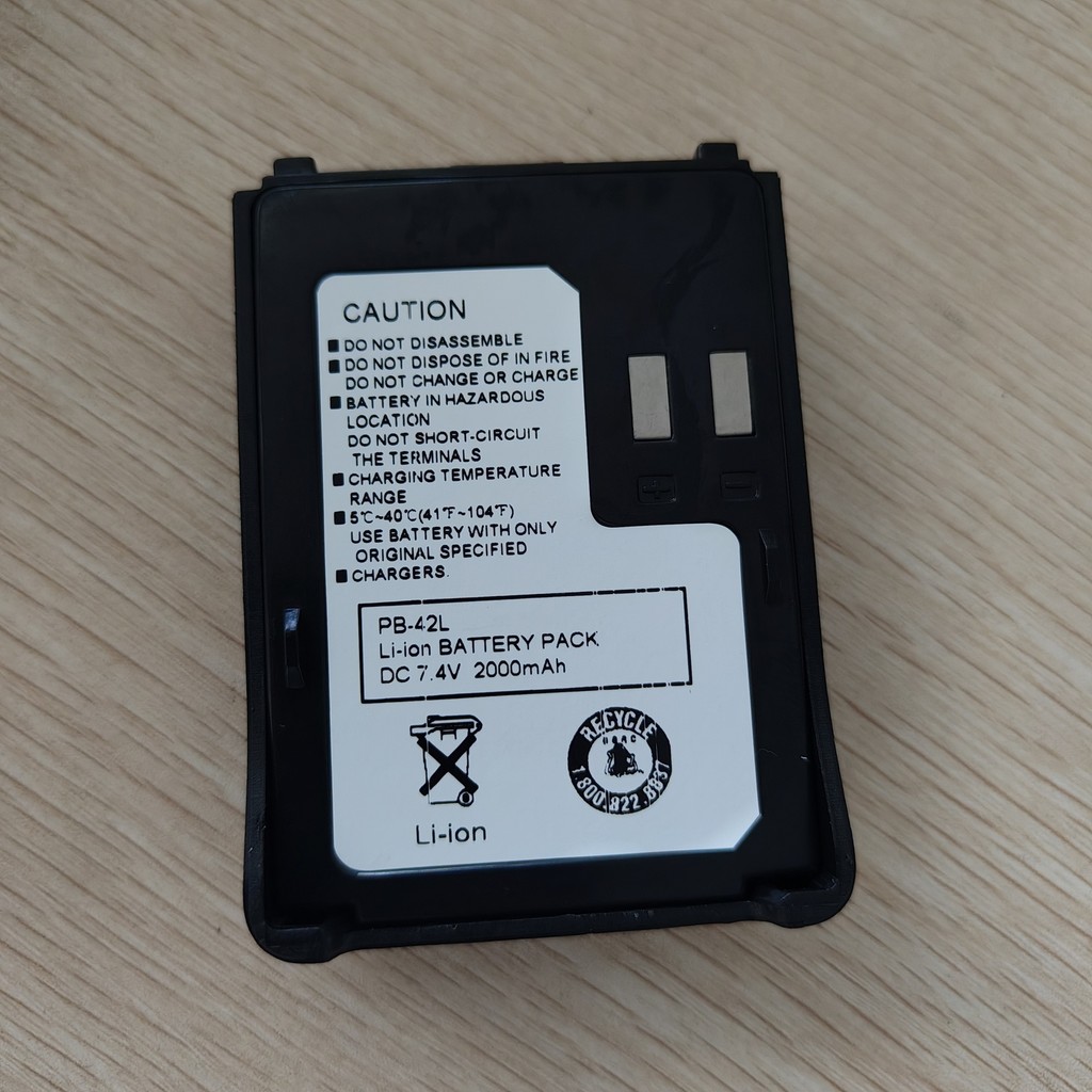 Walkie Talkie 9F Pb-42L 2000Mah 7.4V For KENWOOD Th-F6 Th-F6a Th-F6e Th ...