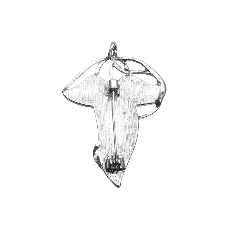 The Lord of The Rings Brooch Movie Elf Leaf Pin Lapel Badges Metal Pins ...