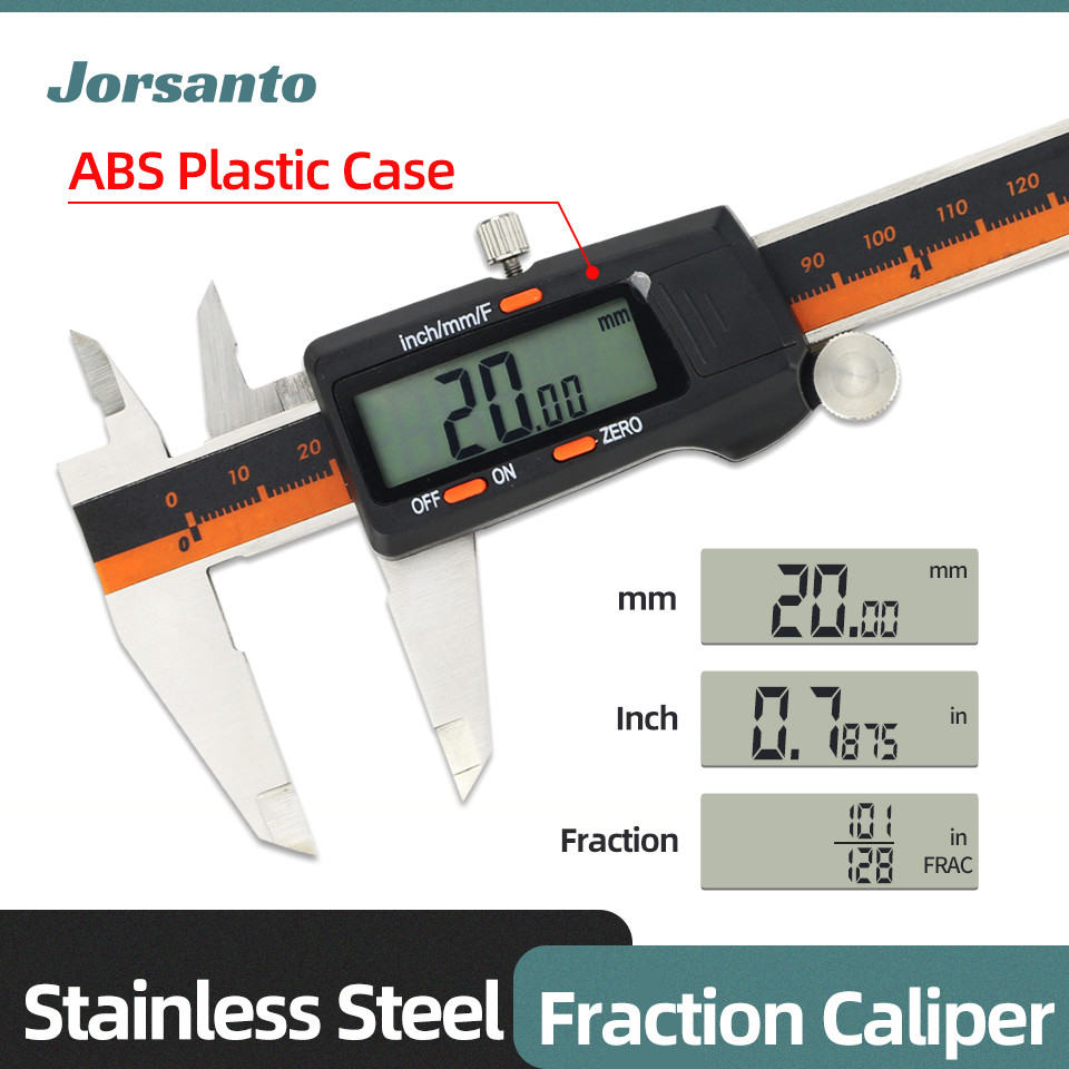 Fraction Metal Caliper Vernier Calipers Measuring Tools Professional ...