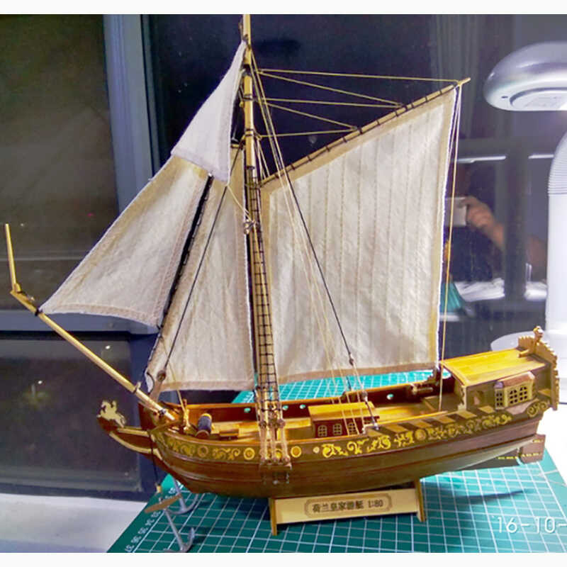 Hobby 2 Kits 1/80 Royal Holland Yacht Model Ship Mmodel Kit Kasama Ang ...