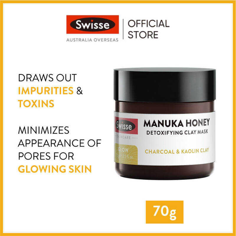 Manuka Swisse Skincare Honey Detoxifying Clay 70G | Shopee Philippines