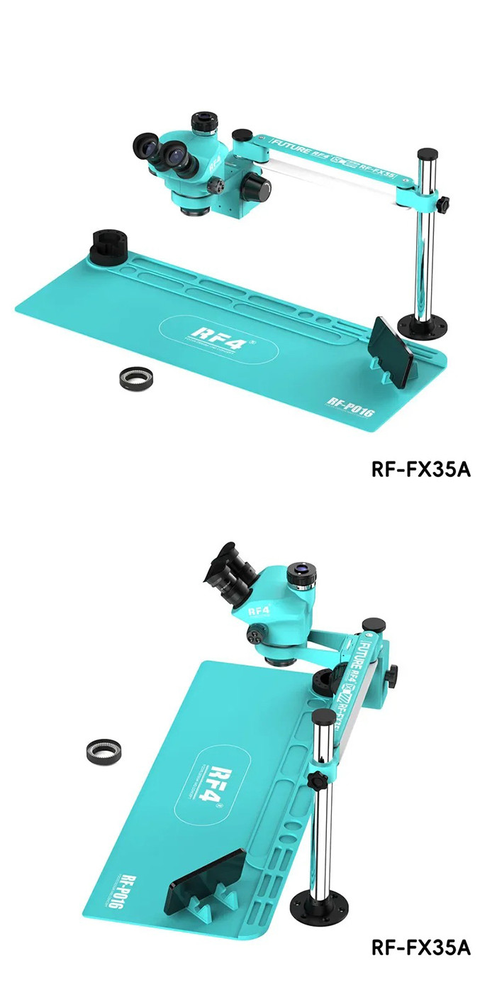 NEW RF4 RF-FX35A 7-50x Triocular Microscope for Mobile Phone ...