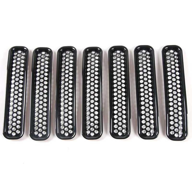 Mesh Honeycomb Front Grill Inserts Kit Para Sa 1997-2006 Jeep Wrangler ...