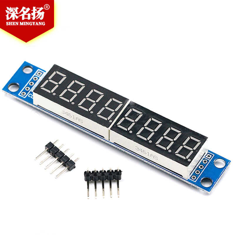 8-bit digital display module MAX7219 LED display cascade eight bit ...