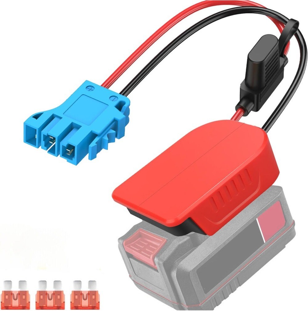 Power Wheels Adapter For Bauer 20V Li-Ion Battery Wire Connector ...