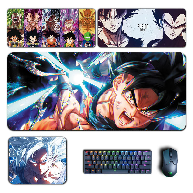 Anime Dragon Ball Z Super Mouse Pad Son Gokuu Vegeta XXL MousePad Manga ...