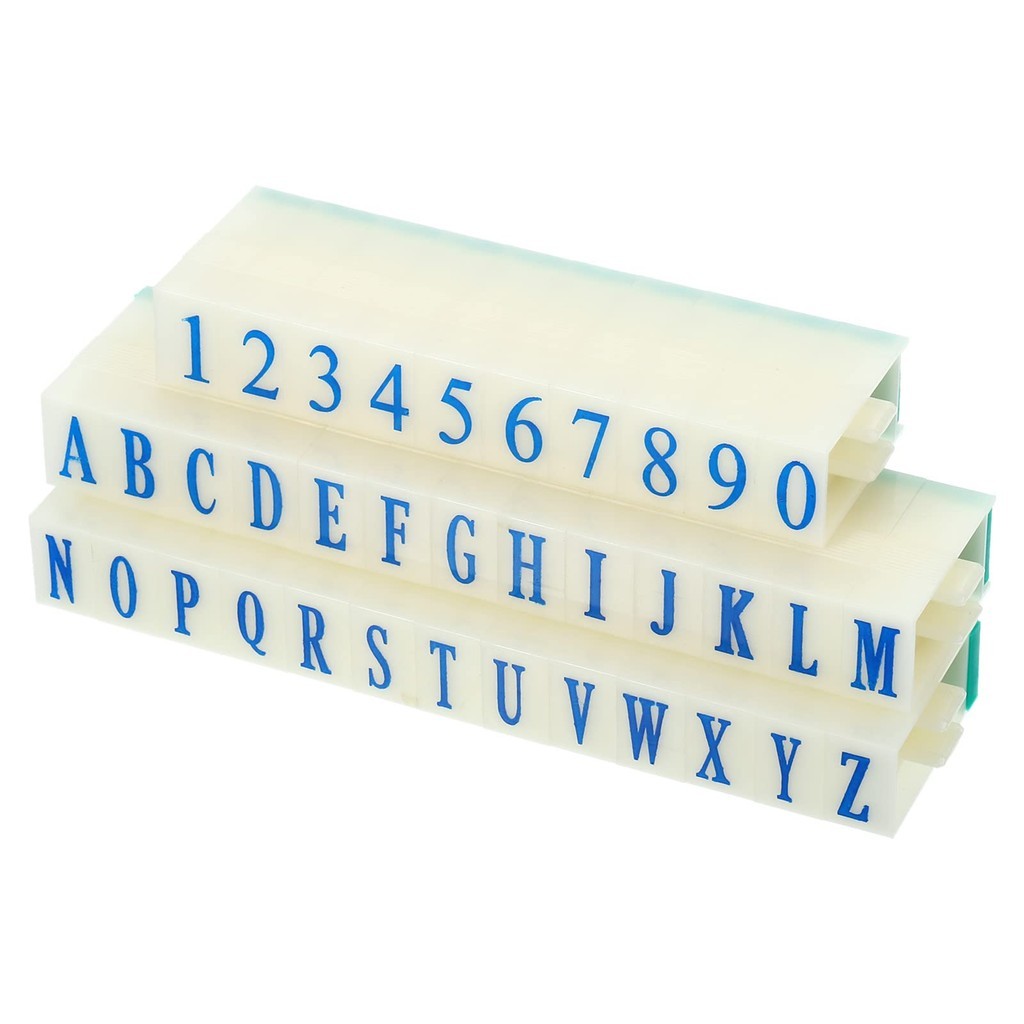 English Alphabet Numbers Rubber Stamp Detachable Diy Craft Stamp ...