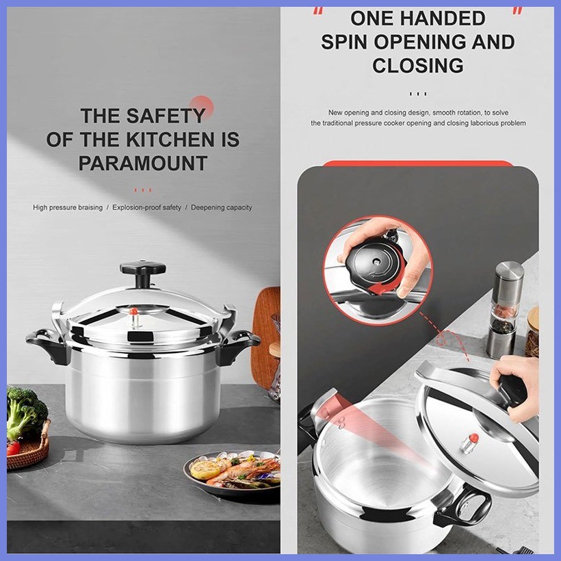 【Fast Delivery】 Aluminum Pressure Cooker Safe Explosion Proof Pressure ...