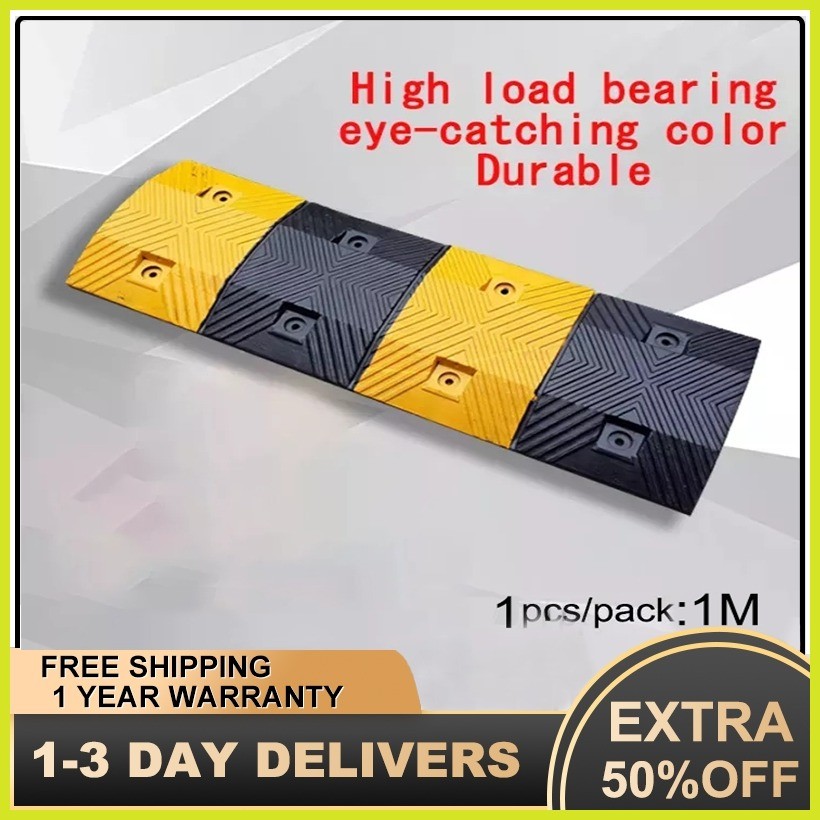 ∬ ∜ Heavy Rubber Speed Bump Modular Humps Hump Cable Protecto Wide ...