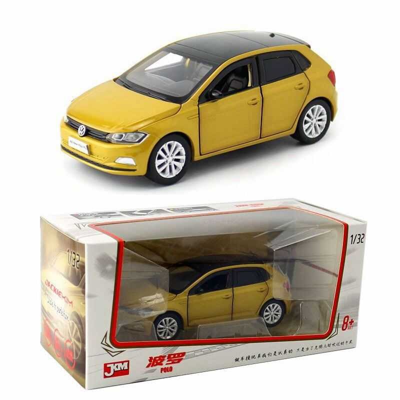 Toy JKM 3 C1 Alloy Car Model 1:32 Volkswagen Polo PLUS Sedan Sound And ...
