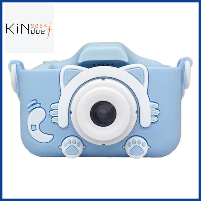 Cute Cat Children Cameras Silicone Cases Dual Cameras Kids Photography ...