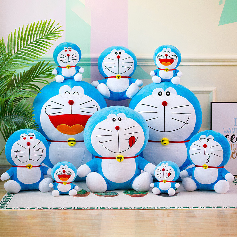 Kawaii Original Doraemon Plush Stand By Me Cute Stuffed Plushie Doll ...