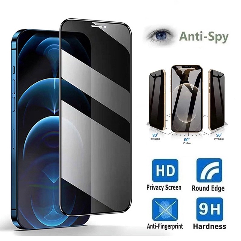 1-3Pcs Anti-Spy Privacy Tempered Glass Realme Note 60 50 C61 C63 C65 C67 C51 C53 C55 C11 C35 ...