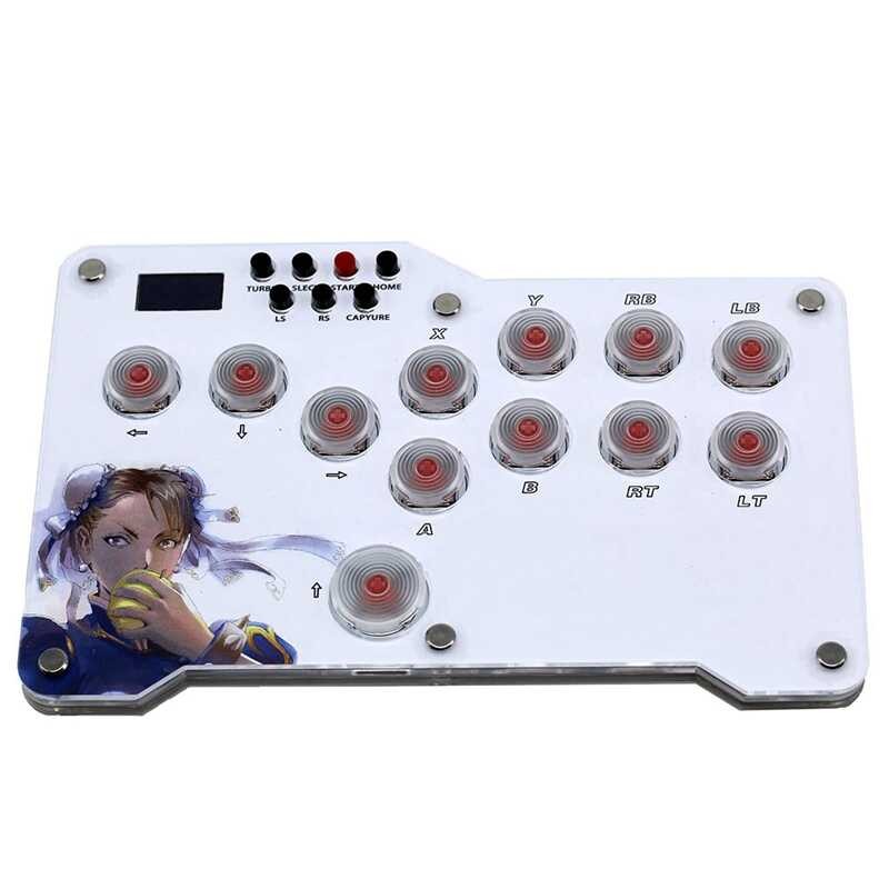 48D Stick LED Mini Hitbox Controller For PC Ps4/Ps3/Switch Arcade ...