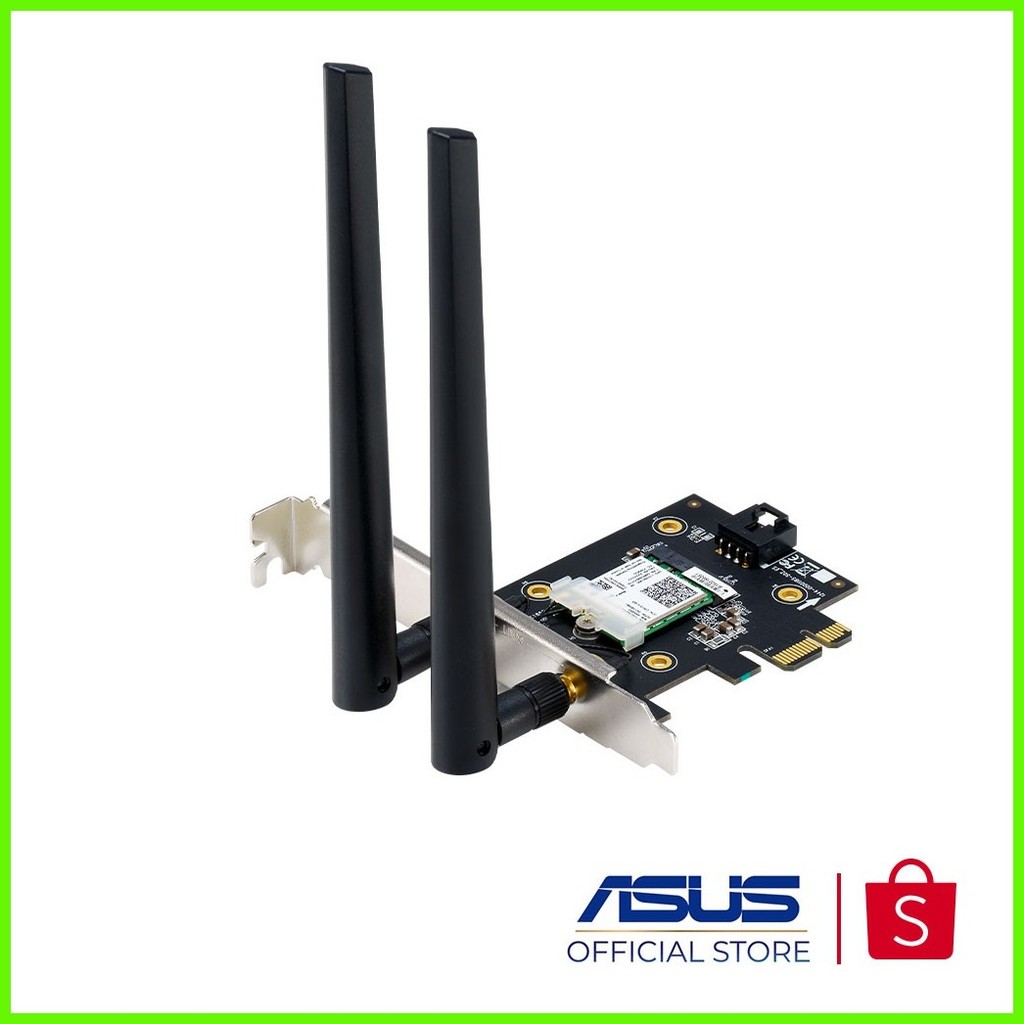 ASUS AX3000 Dual Band PCI-E WiFi 6 (802.11ax) MU-MIMO Wireless Adapter ...
