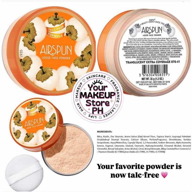 Loose COTY AIRSPUN Face Powder .35G In TRANSLUCENT EXTRA COVERAGE 070 ...