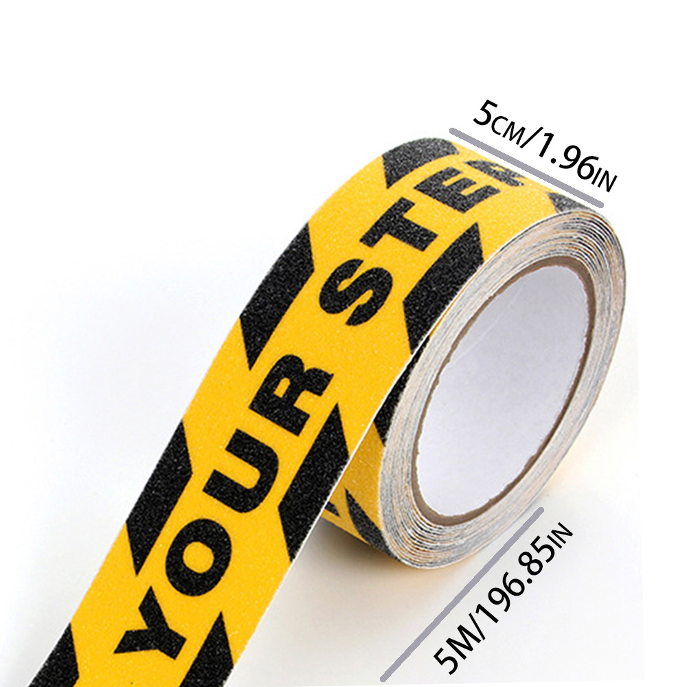 Watch Your Step Floor Signs Anti-Slip Safety Roll Grip Strip Adhesive ...