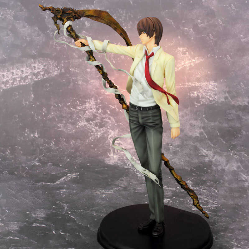 SK 26Cm Death Note Anime Yagami Light Manga Statue Figs Pvc Killer Kira ...