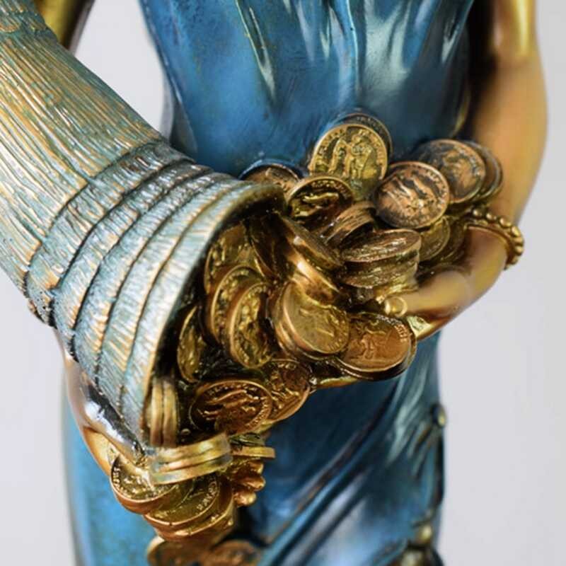 LY agkakahalagang Fortuna Statue Ancient Greek Roman Goddess Of Fortune ...