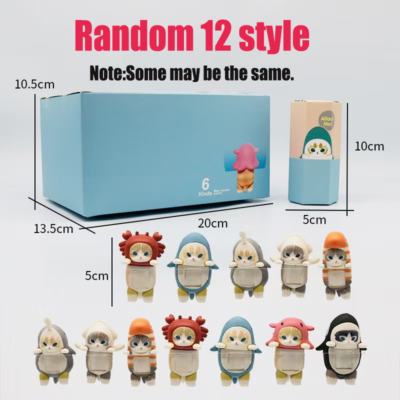 Mofusand Hippers Series Decorative Mini Figure Gift Doll | Shopee ...