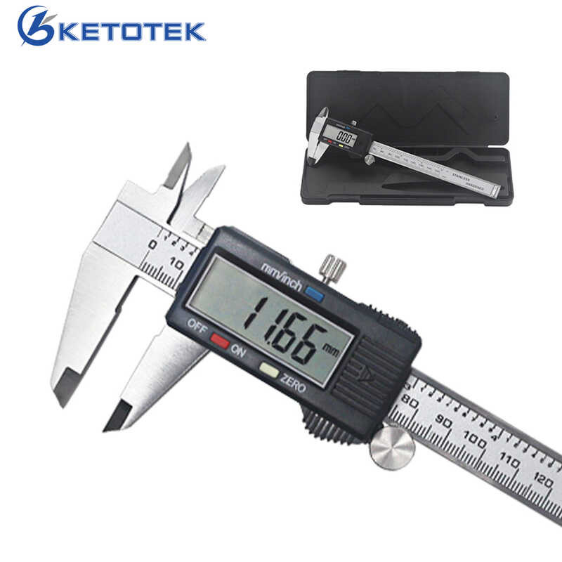 High A Quality 0-150 Mm Measuring Tool Stainless Steel Digital Vernier ...