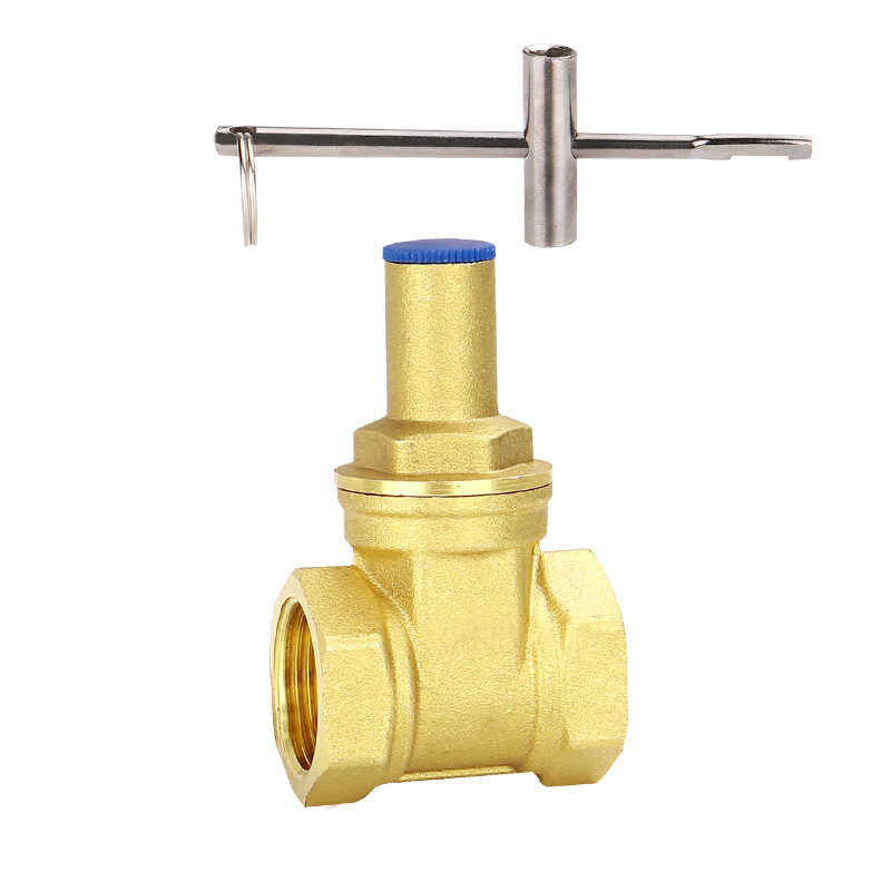Sales Of Brass Triangle Lock Gate Valve, Water Special Meter Front Lock ...
