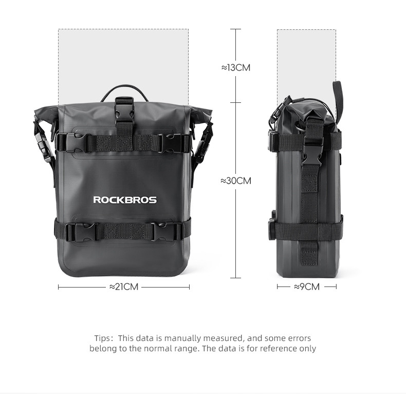 ROCKBROS Motorcycle Bag Waterproof Traveling Convenient Motor Side Bag ...