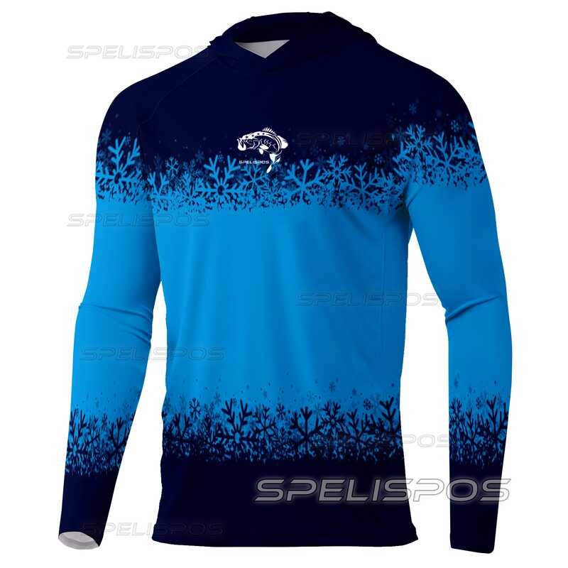 Maillot Fish Tops Wear Beach Gear Hoodies Fishing Shirts UPF 50+ Anti ...