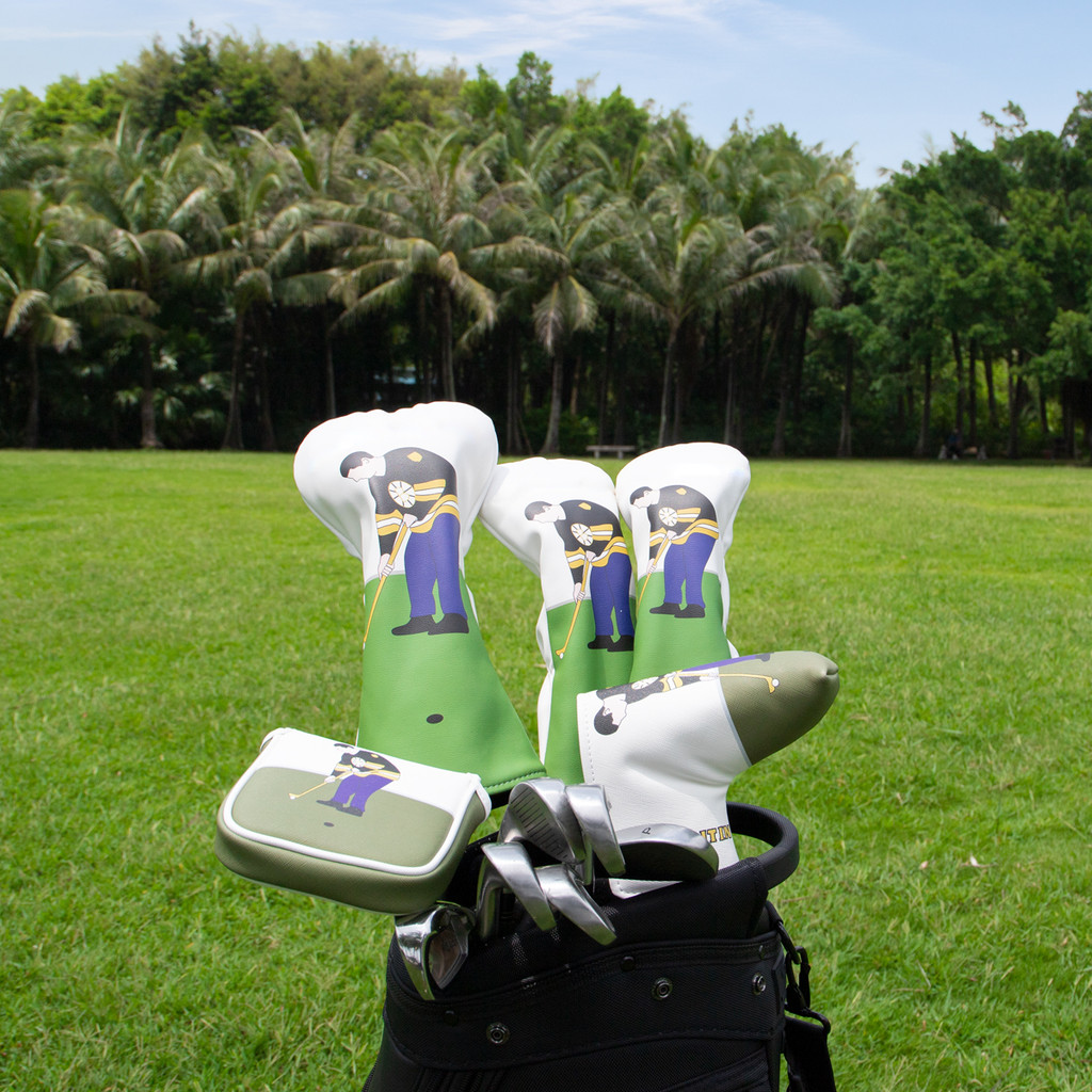 Gil-more Golf Headcovers High Qaulity Driver Wood Cover Set White ...