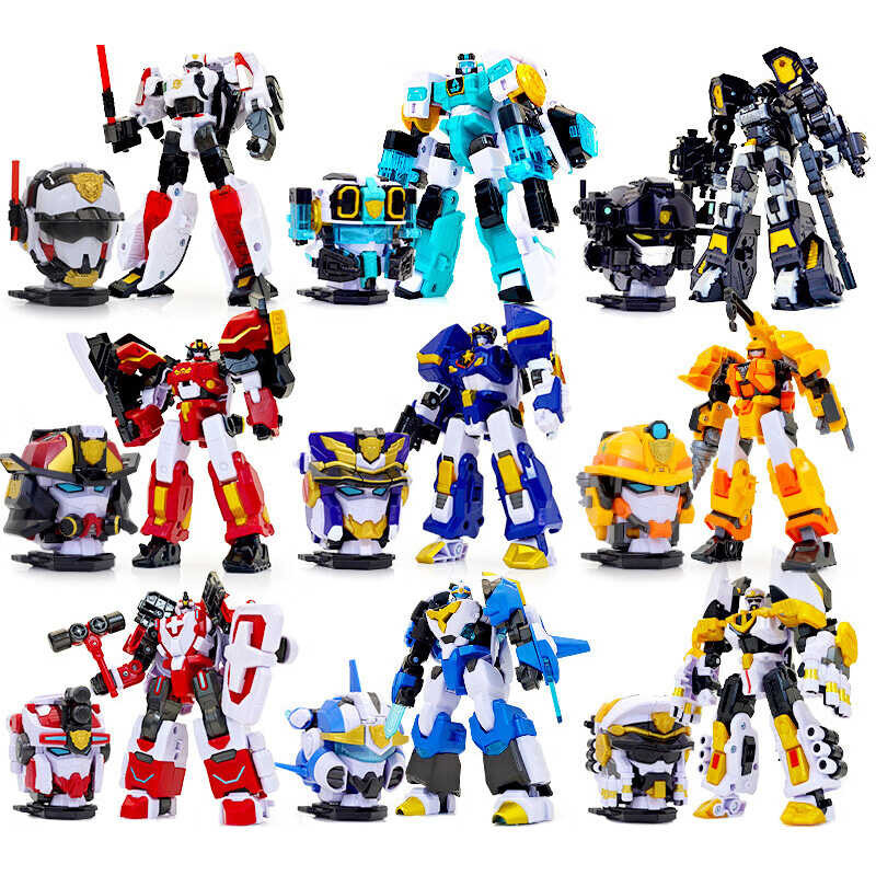 Mini Force Strongest Police Transforming Toy Action Figures Miniforce X ...
