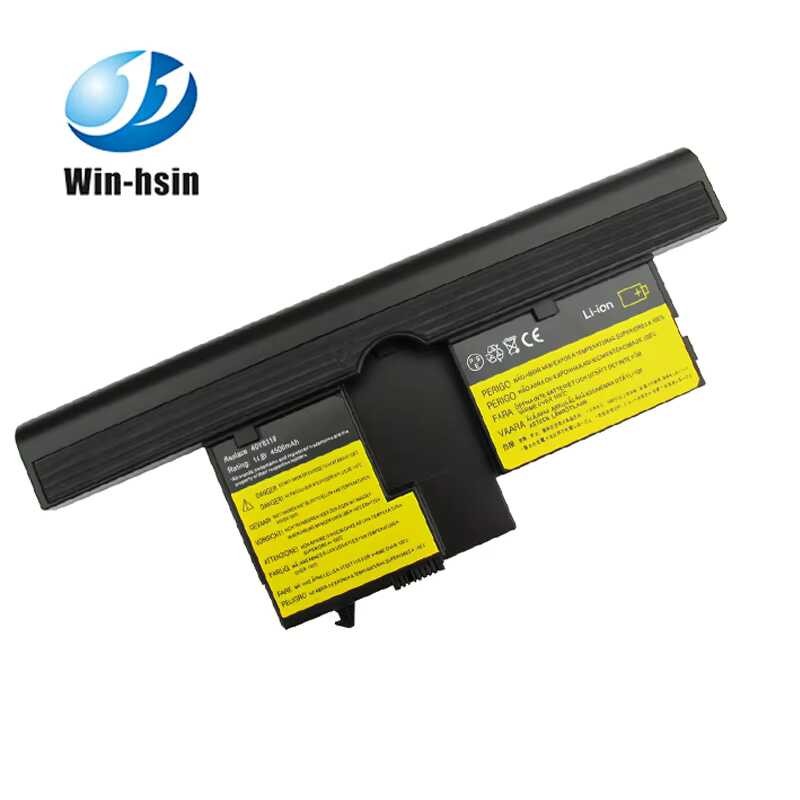 16 14.4V 4400Mah Para Lenovo X60 X61 Li-Ion Para Sa Tablet Pc Notebook ...