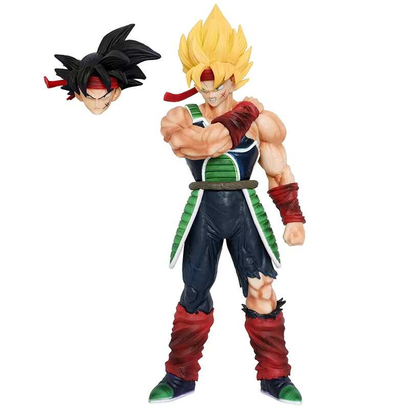 24Cm DBZ Dragon Balls Z Super Saiyan Burdock Double Head Action Figures ...
